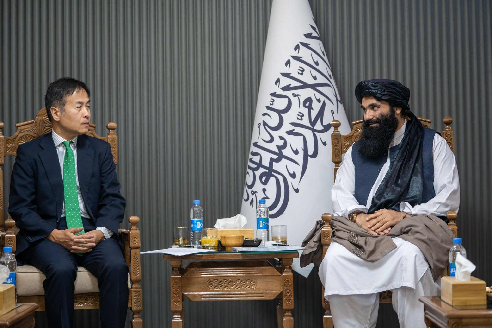 Khalifa Sirajuddin Haqqani met with Ambassador of Japan, in Kabul - RTA ...